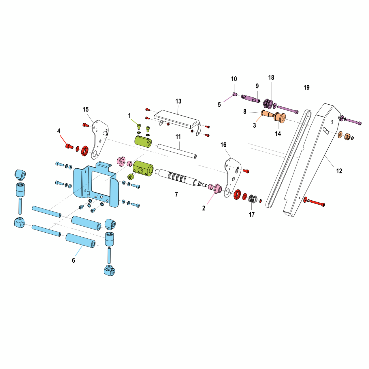 Automatische Schlauchführung 3/4"-1"